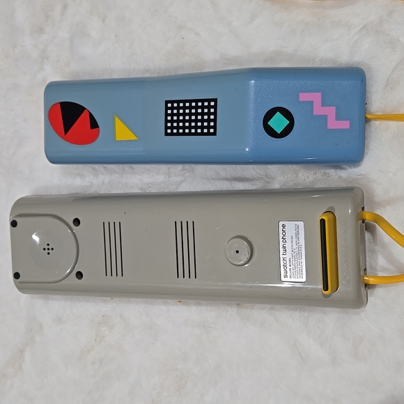 Swatch | Other | Vintage Swatch Twin Phone Like New Retro Colors Blue ...